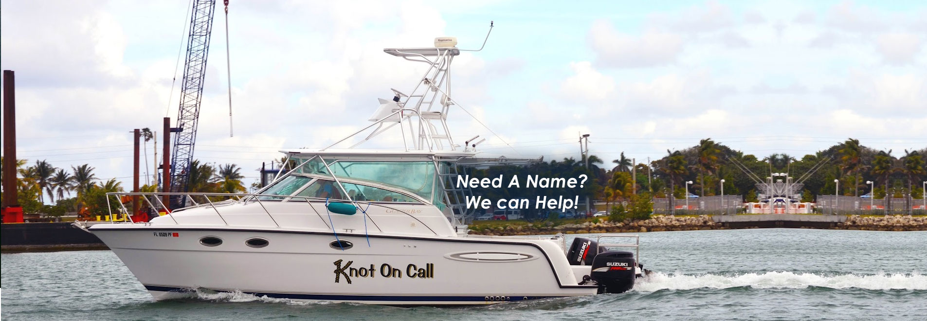 Boat Decals, Lettering & Boat Names - Boat Vinyl & Lettering Graphics